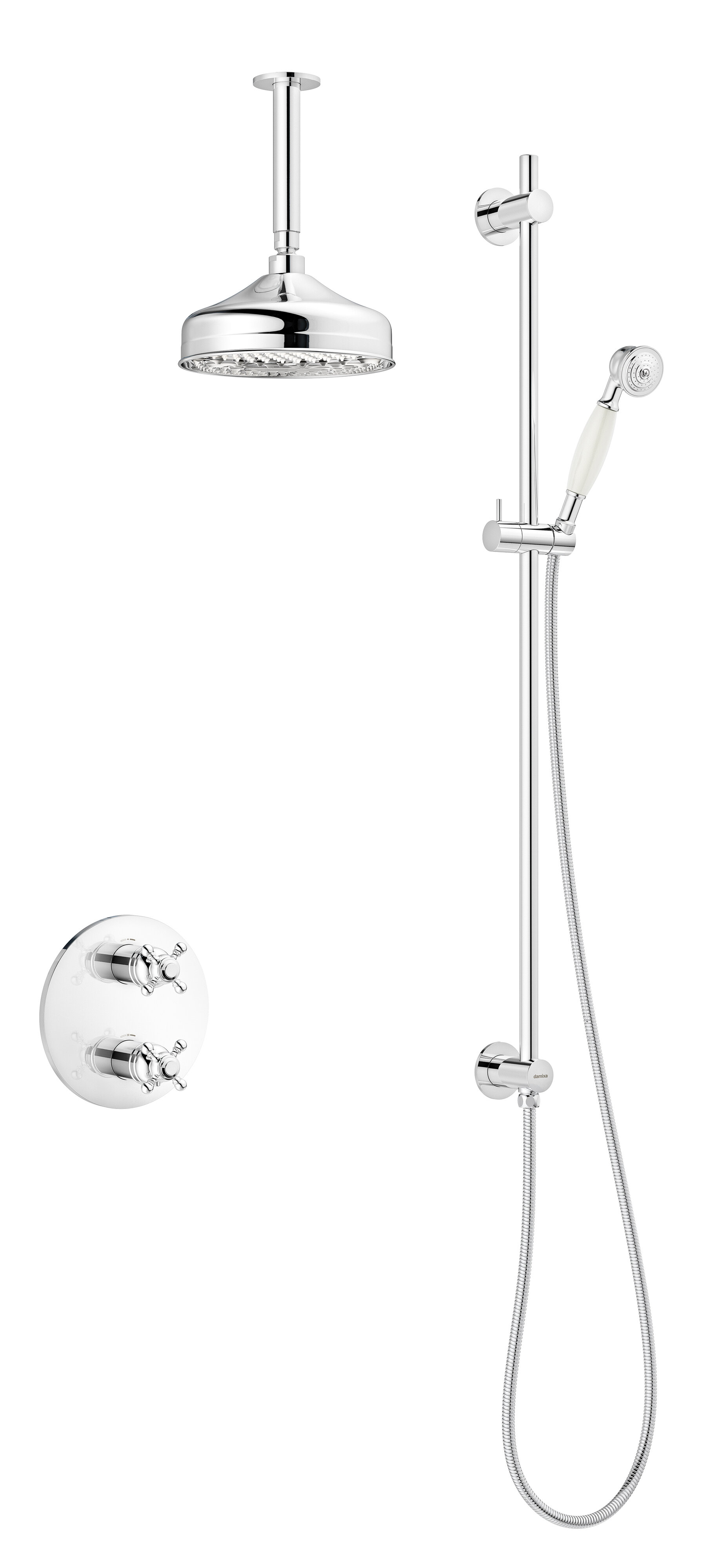Concealed Chrome Tradition SR 2 - concealed shower system [https://damixa.com]